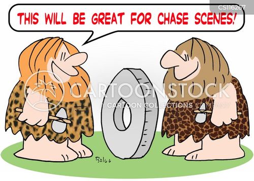 Cartoon Chasing Paper