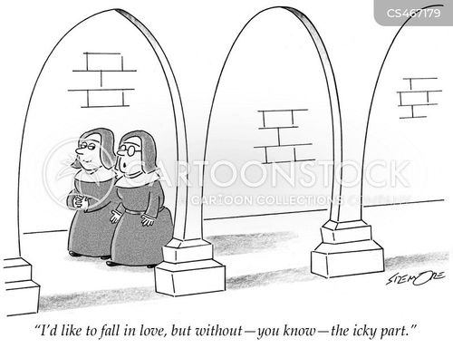 Vow Of Chastity Cartoons and Comics - funny pictures from CartoonStock