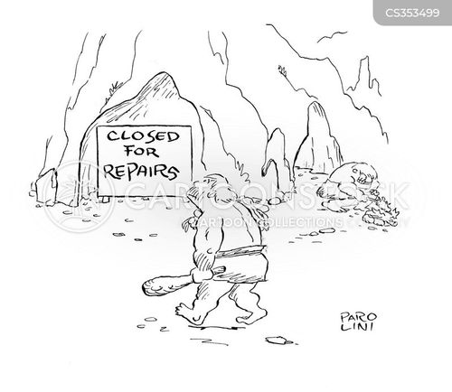 Closed Cave Cartoons and Comics - funny pictures from CartoonStock