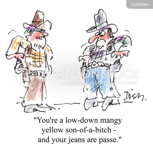 Denim Cartoons and Comics - funny pictures from CartoonStock