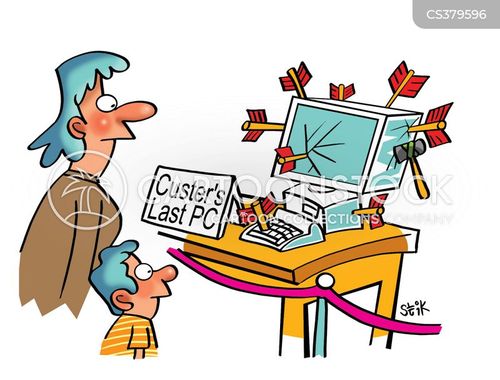 Custer Cartoons and Comics - funny pictures from CartoonStock