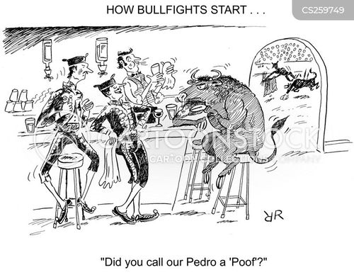 Bull Ring Cartoons and Comics - funny pictures from CartoonStock