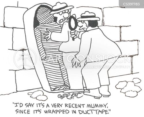 Sarcophaguses Cartoons and Comics - funny pictures from CartoonStock