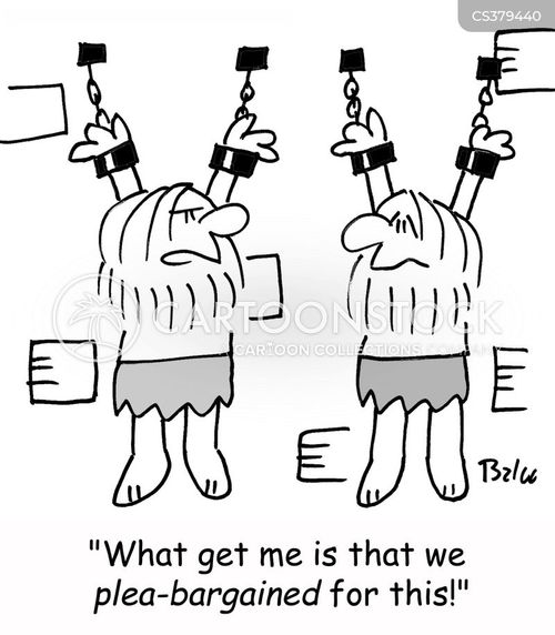 Plea Bargain Cartoons and Comics - funny pictures from CartoonStock