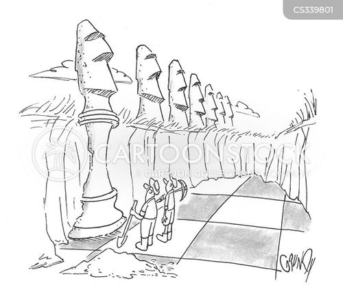 Moai Statues Cartoons and Comics - funny pictures from CartoonStock