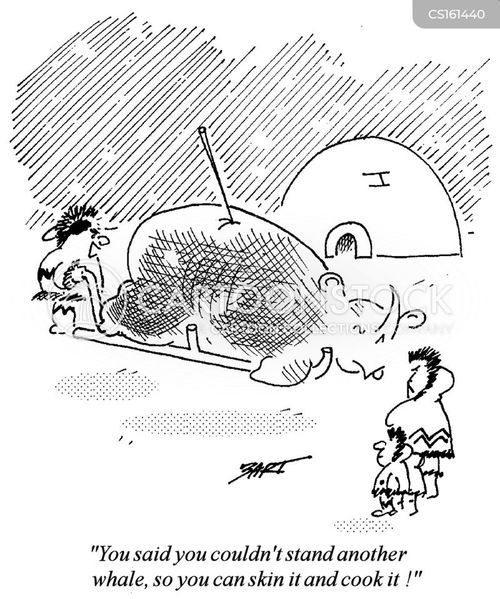 Whale Hunting Cartoons and Comics - funny pictures from CartoonStock