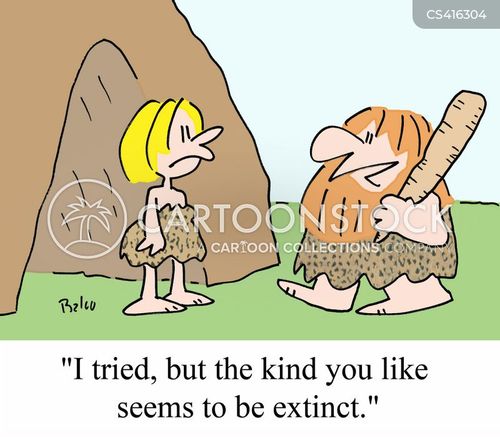 Dinosaur Extinct Cartoons and Comics - funny pictures from CartoonStock