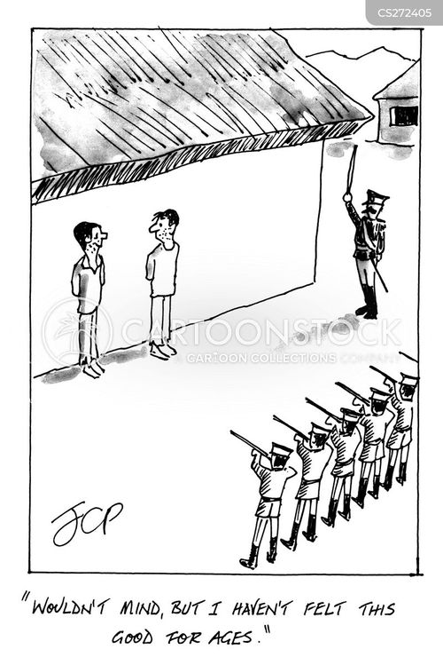 Firing Line Cartoons and Comics - funny pictures from CartoonStock