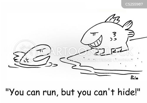 Can't Hide Cartoons and Comics - funny pictures from CartoonStock