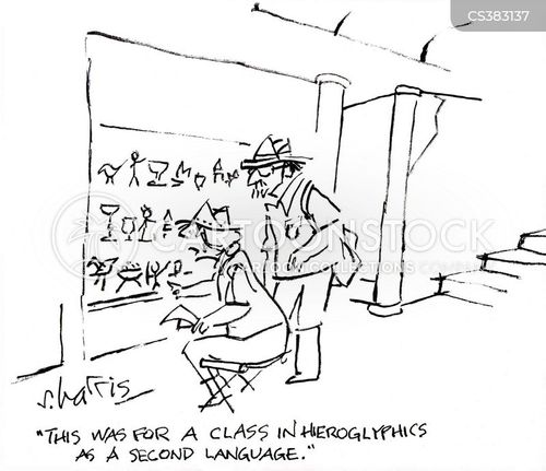 Hieroglyphics Cartoons and Comics - funny pictures from CartoonStock