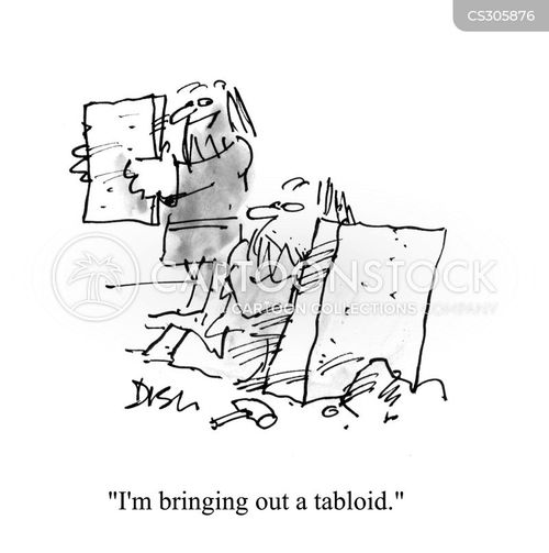 Tabloid Newspaper Cartoons and Comics - funny pictures from CartoonStock