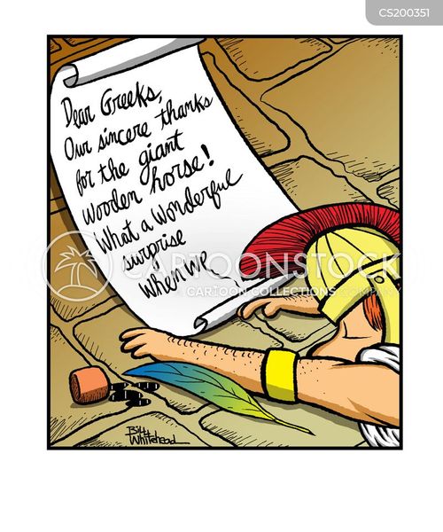 Trojan War Cartoons and Comics - funny pictures from CartoonStock