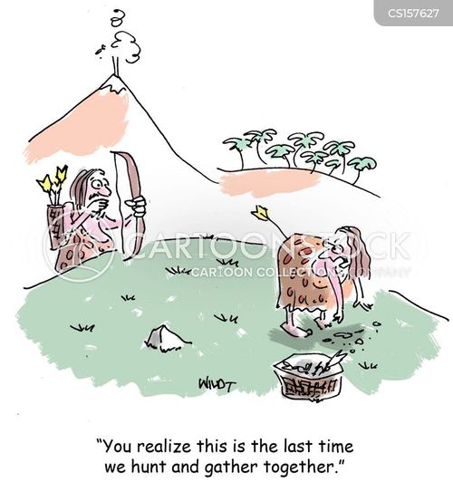 Huntergatherer Cartoons and Comics - funny pictures from CartoonStock