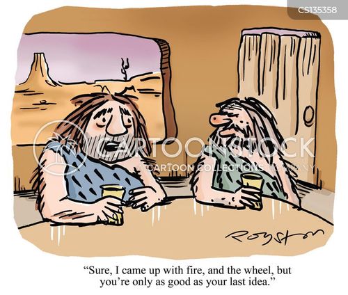 Inventing Fire Cartoons and Comics - funny pictures from CartoonStock