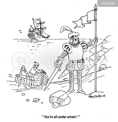 Conquistador Cartoons and Comics - funny pictures from CartoonStock