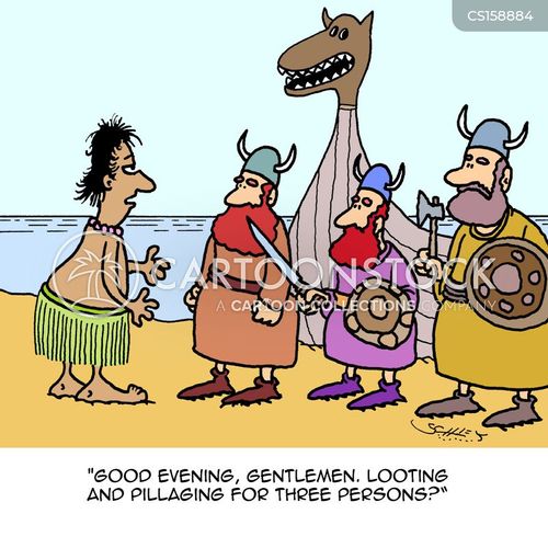 Viking Boat Cartoons and Comics - funny pictures from CartoonStock