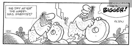 Stone Age Inventions Cartoons and Comics - funny pictures from CartoonStock