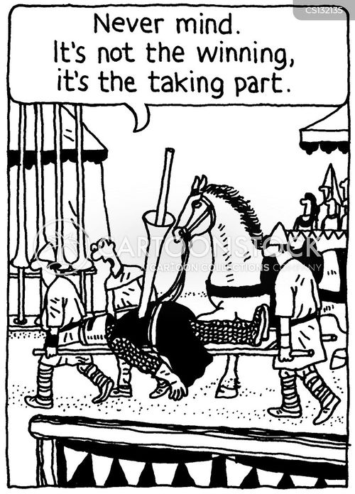 Jouster Cartoons and Comics - funny pictures from CartoonStock
