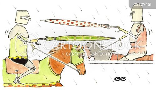 Jousting Tournament Cartoons and Comics - funny pictures from CartoonStock