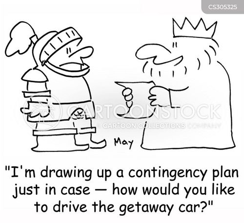 Contingency Plan Cartoons and Comics - funny pictures from CartoonStock