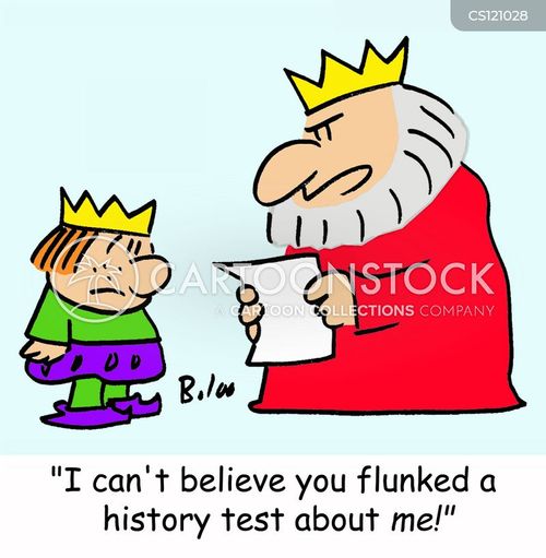 History Test Cartoons and Comics - funny pictures from CartoonStock