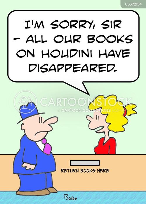 Harry Houdini Cartoons and Comics - funny pictures from CartoonStock