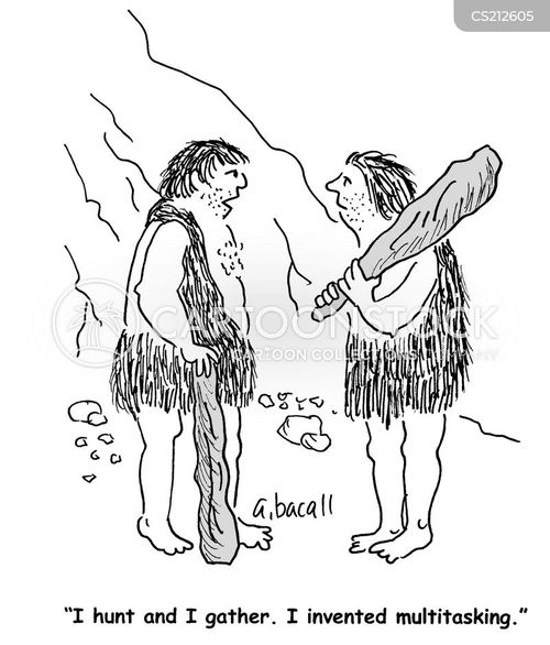 Multitasked Cartoons and Comics - funny pictures from CartoonStock
