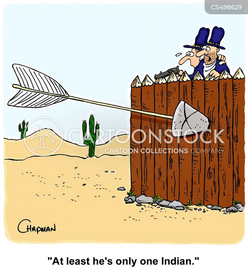 Indian Wars Cartoons and Comics - funny pictures from CartoonStock