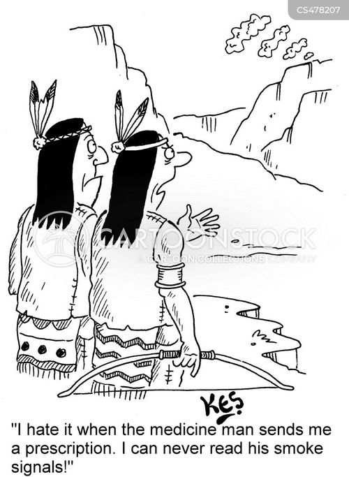 Medicine Men Cartoons and Comics - funny pictures from CartoonStock