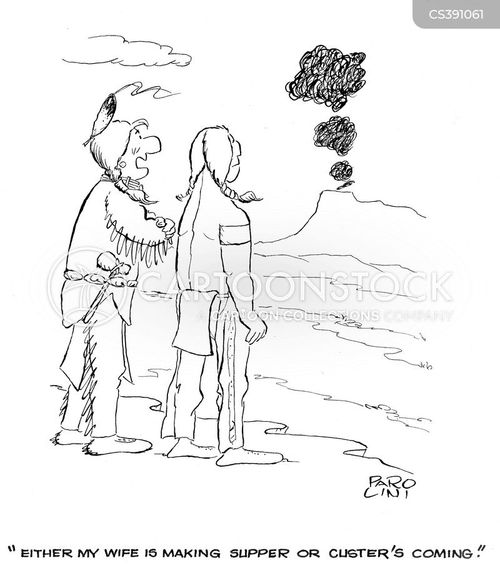 Custer Cartoons and Comics - funny pictures from CartoonStock