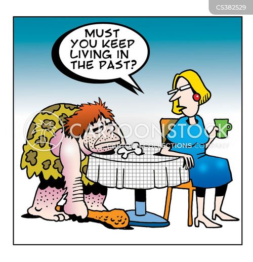 Live In The Past Cartoons and Comics - funny pictures from CartoonStock