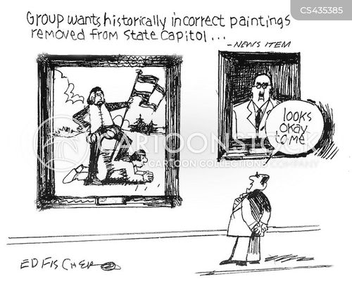 Historic Figures Cartoons and Comics - funny pictures from CartoonStock