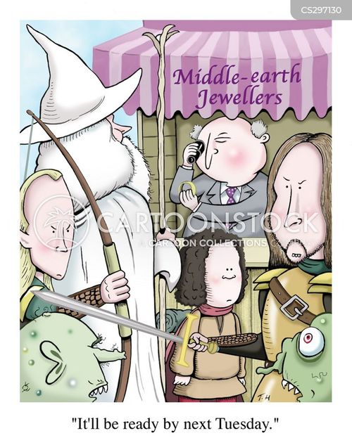 Lord Of The Rings Cartoons and Comics - funny pictures from CartoonStock