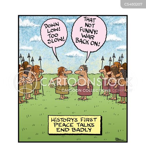 Peace Treaty Cartoons and Comics - funny pictures from CartoonStock