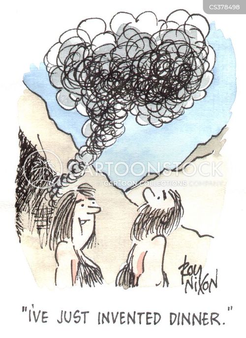 Prehistoric Cooking Techniques Cartoons and Comics - funny pictures ...