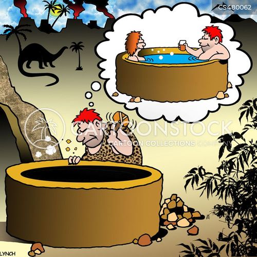 Cartoon Hot Tub