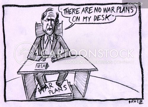 War Plan Cartoons and Comics - funny pictures from CartoonStock