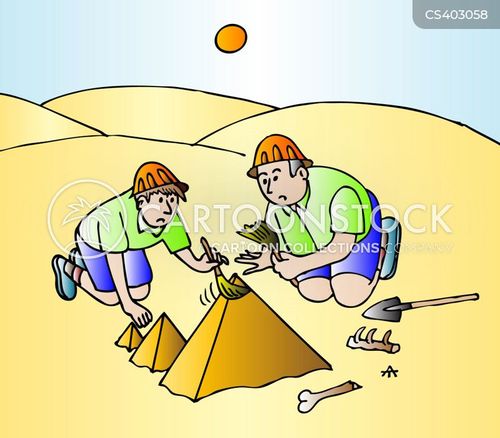 Excavating Cartoons and Comics - funny pictures from CartoonStock