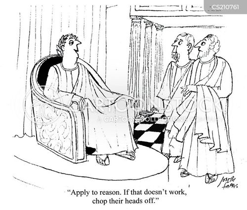 Chop Their Heads Off Cartoons and Comics - funny pictures from CartoonStock