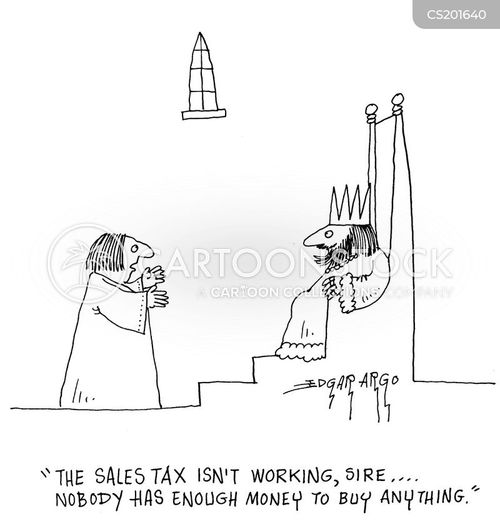 Sales Tax Cartoons and Comics - funny pictures from CartoonStock