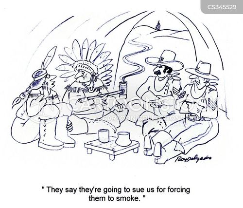 Red Indians Cartoons and Comics - funny pictures from CartoonStock