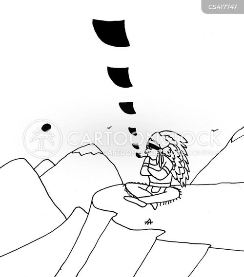 American Indian Cartoons and Comics - funny pictures from CartoonStock