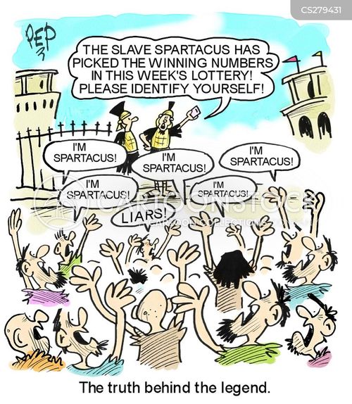 Spartacus Cartoons and Comics - funny pictures from CartoonStock