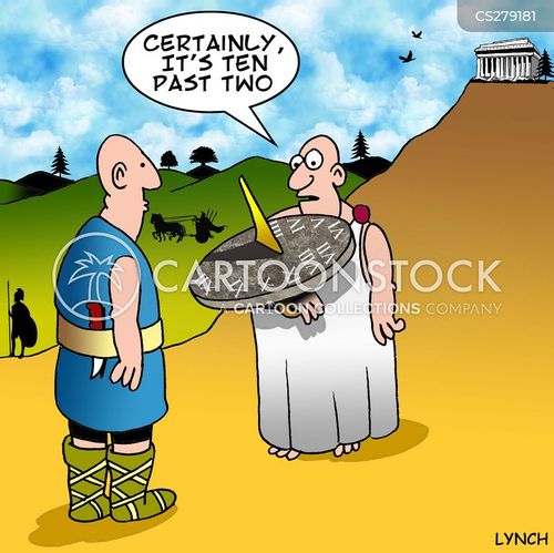 Sundial Cartoons and Comics - funny pictures from CartoonStock