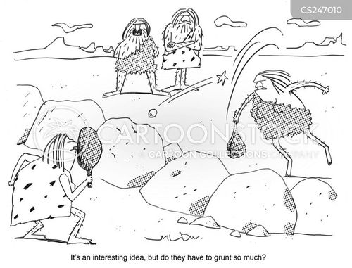 Grunting Cartoons and Comics - funny pictures from CartoonStock