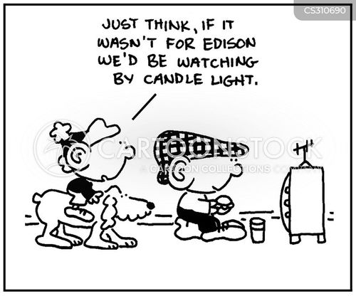 Thomas Edison Cartoons and Comics - funny pictures from CartoonStock
