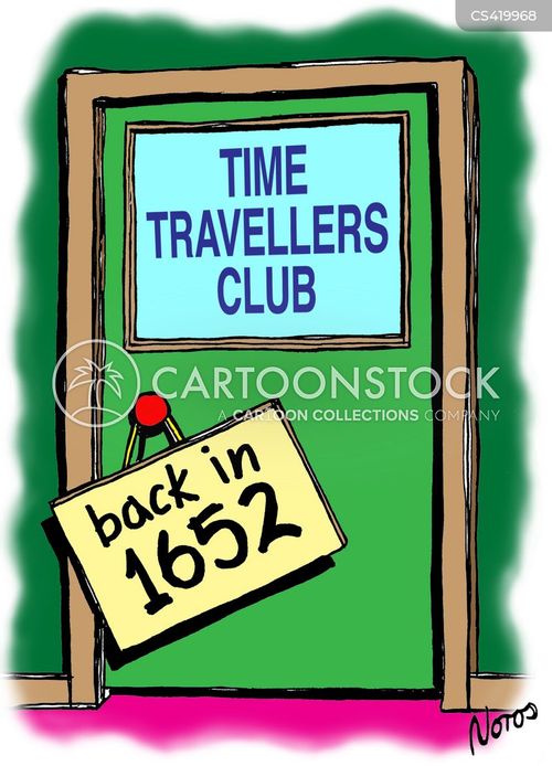 Time Traveling Cartoons and Comics - funny pictures from CartoonStock