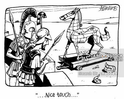 Trojan War Cartoons and Comics - funny pictures from CartoonStock