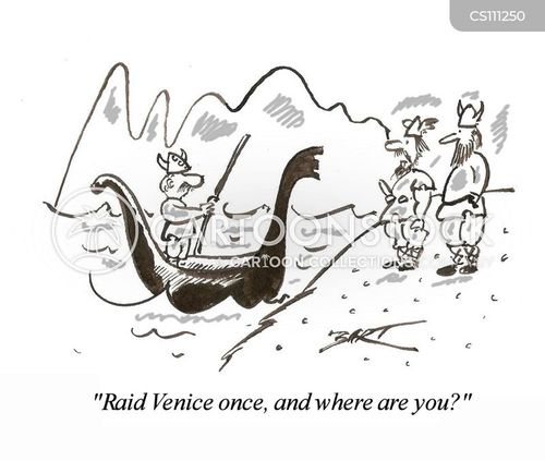 Viking Attack Cartoons and Comics - funny pictures from CartoonStock