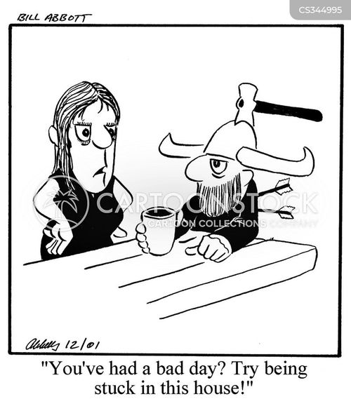 Stuck In The House Cartoons and Comics - funny pictures from CartoonStock